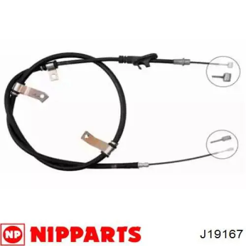 59760-38005 Hyundai/Kia cable de freno de mano trasero izquierdo