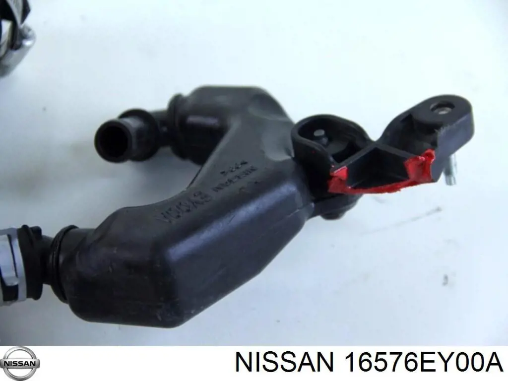 16576EY00A NISSAN tubo flexible de aspiración, salida del filtro de aire
