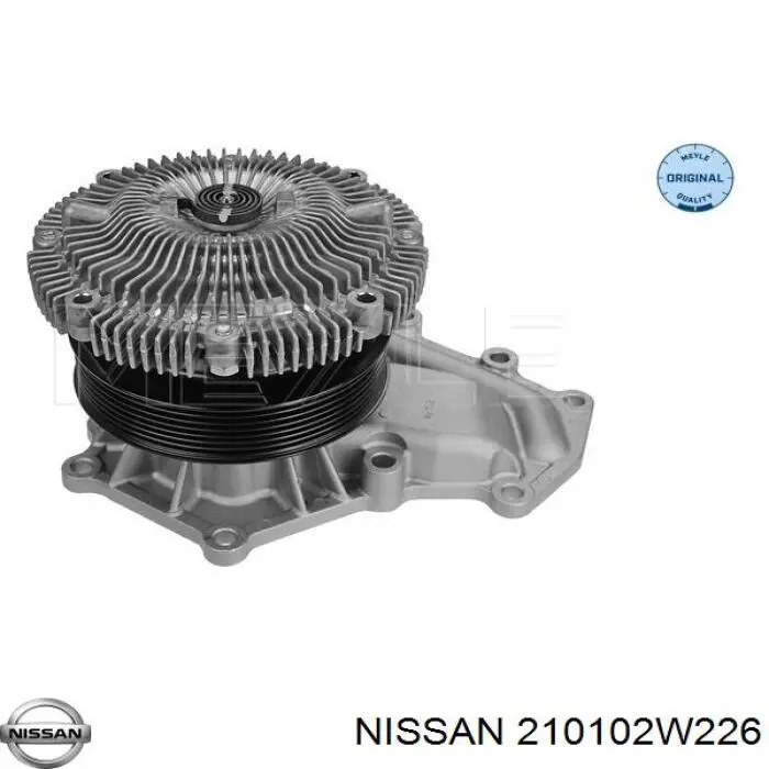21010-2W226 NISSAN/INFINITI Bomba de agua