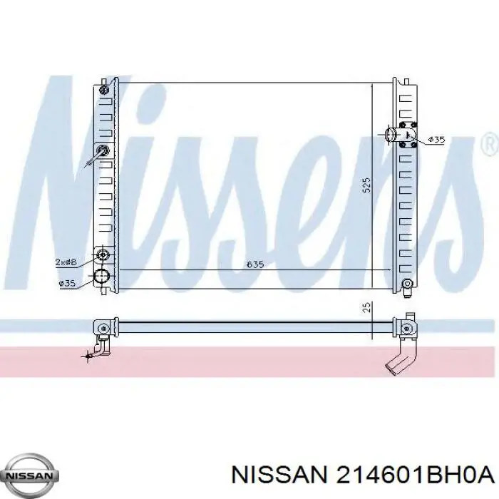 214601BH0A NISSAN/INFINITI Radiador