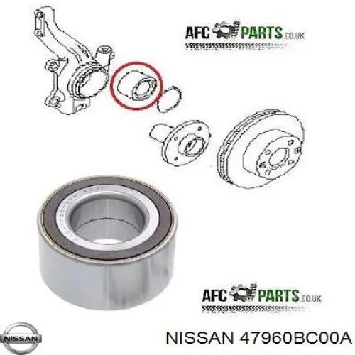 47960BC00A RENAULT (RVI) Anillo sensor, ABS