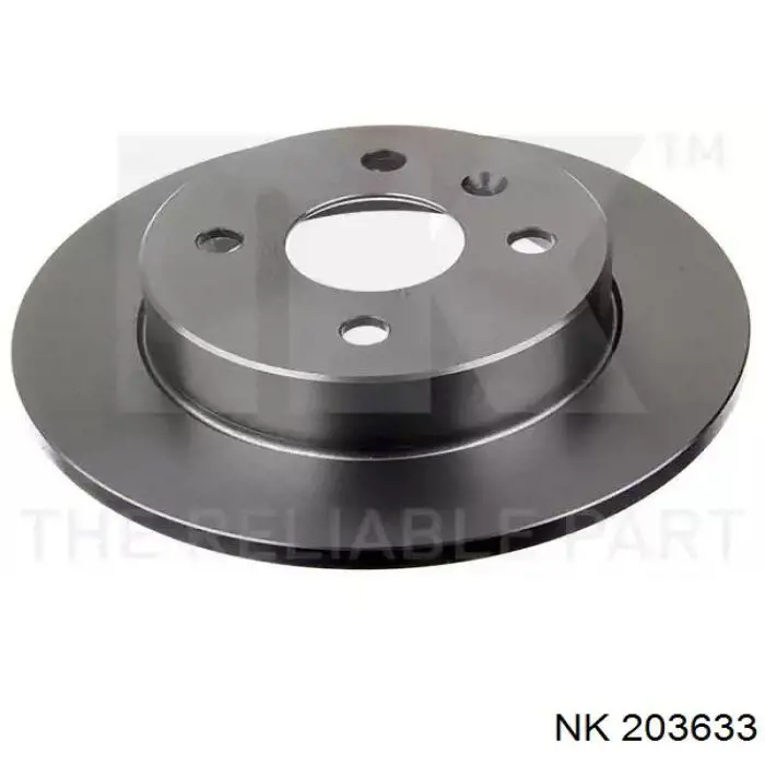 203633 NK disco de freno trasero