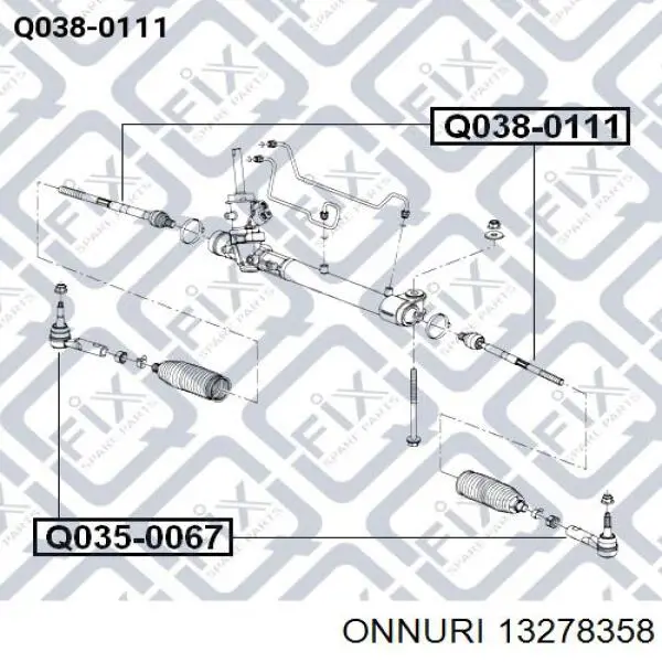 13278358 Onnuri barra de acoplamiento