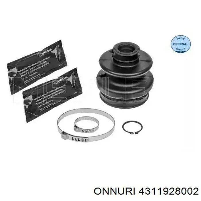 4311928002 Onnuri anillo retén de semieje, eje delantero comprar barato