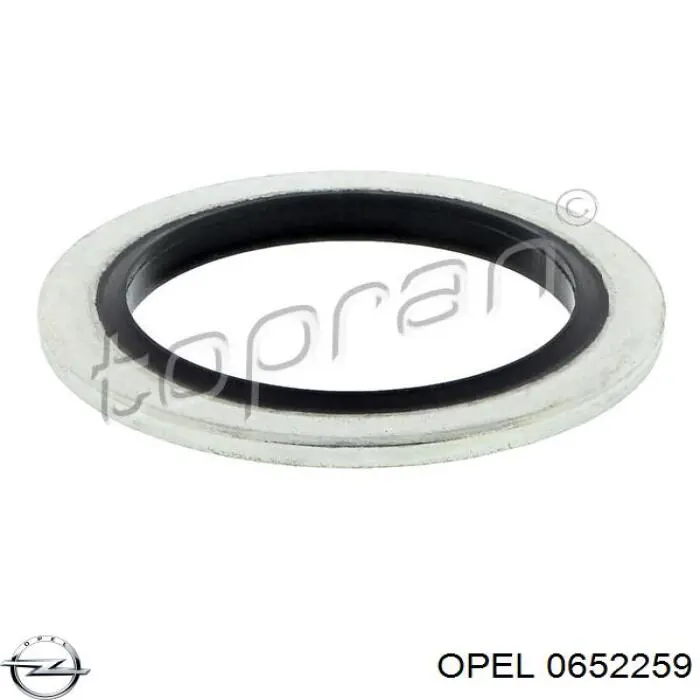 0652259 OPEL junta, tapón roscado, colector de aceite