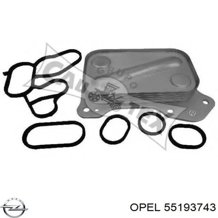 55193743 OPEL Caja, filtro de aceite