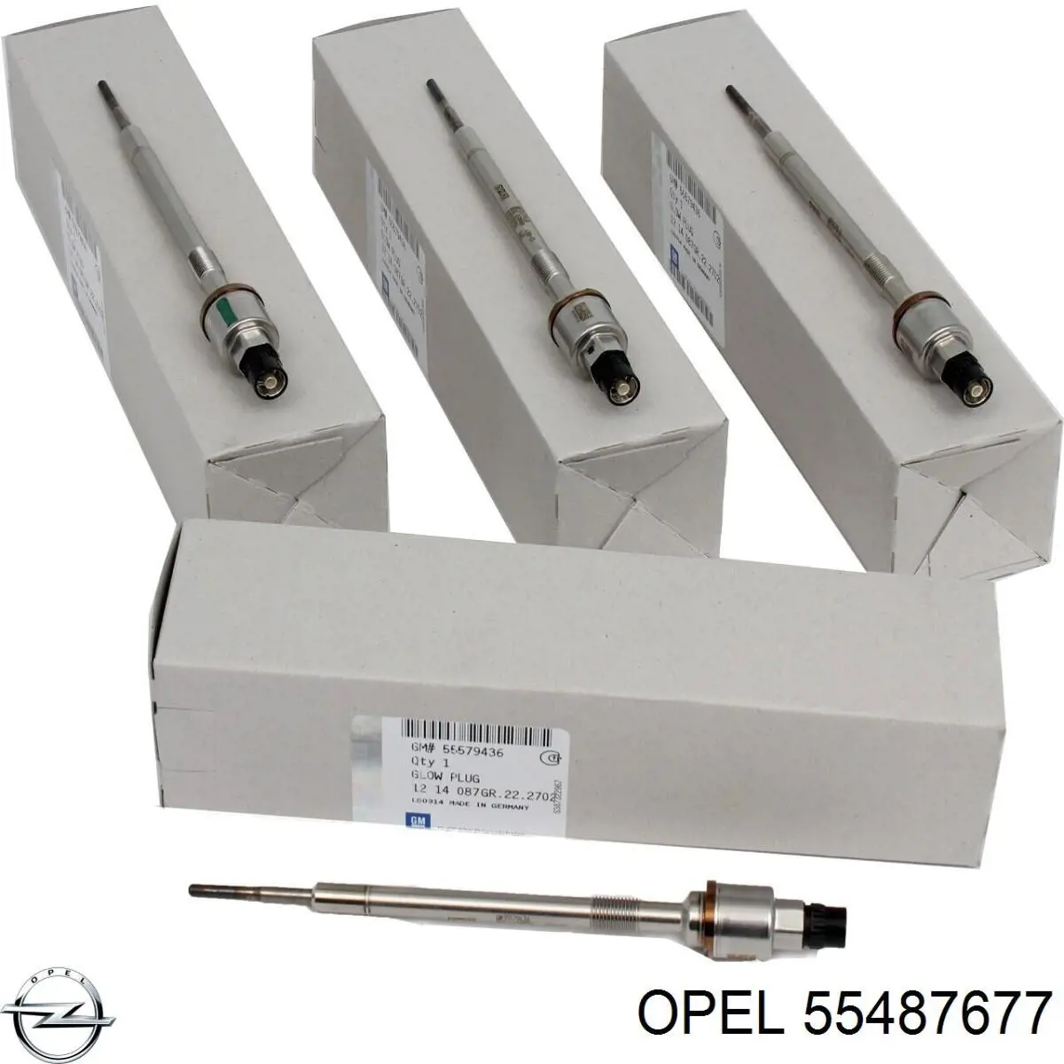 55487677 OPEL Sensor de óxido de nitrógeno NOX trasero