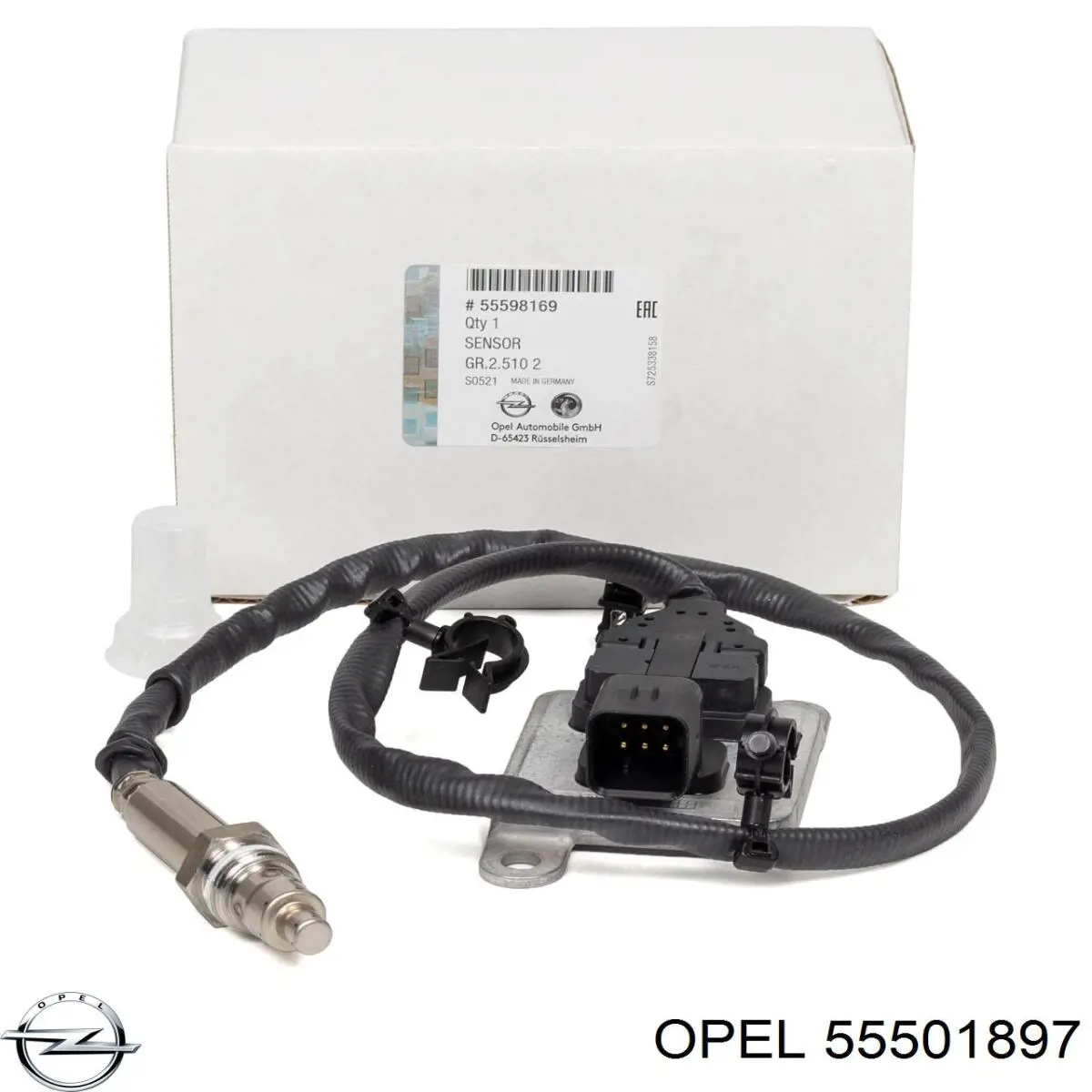 55501897 OPEL Sensor de óxido de nitrógeno NOX trasero