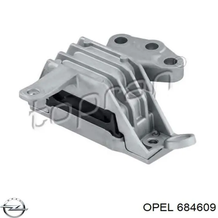684609 OPEL Soporte de motor derecho