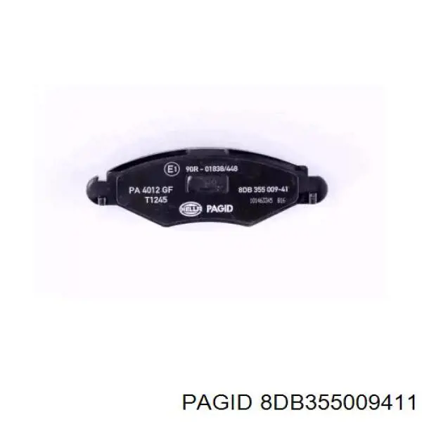 8DB355009411 HELLA-PAGID pastillas de freno delanteras comprar barato