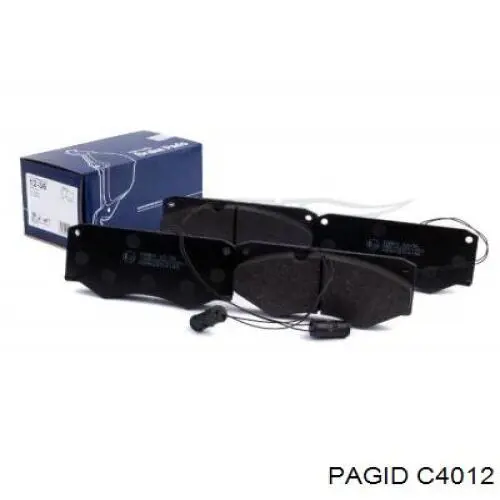 C4012 HELLA-PAGID pastillas de freno delanteras