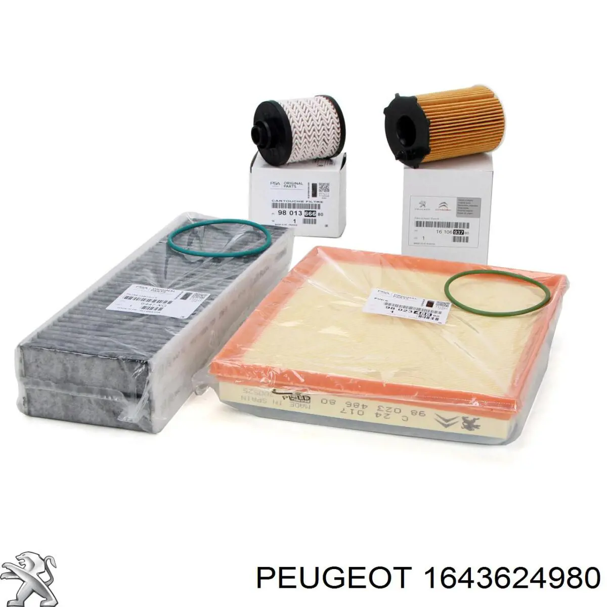1643624980 PEUGEOT/CITROEN Filtro de combustible