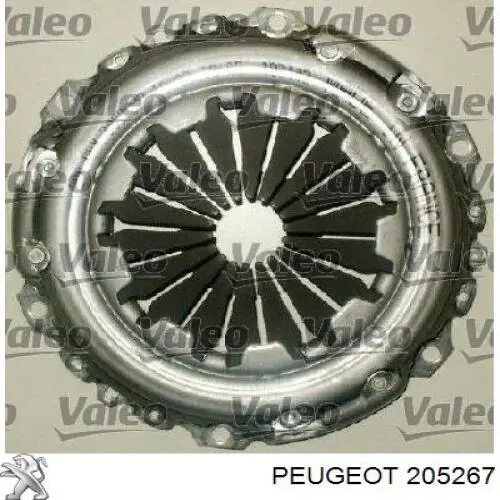 205267 Peugeot/Citroen kit de embrague (3 partes)