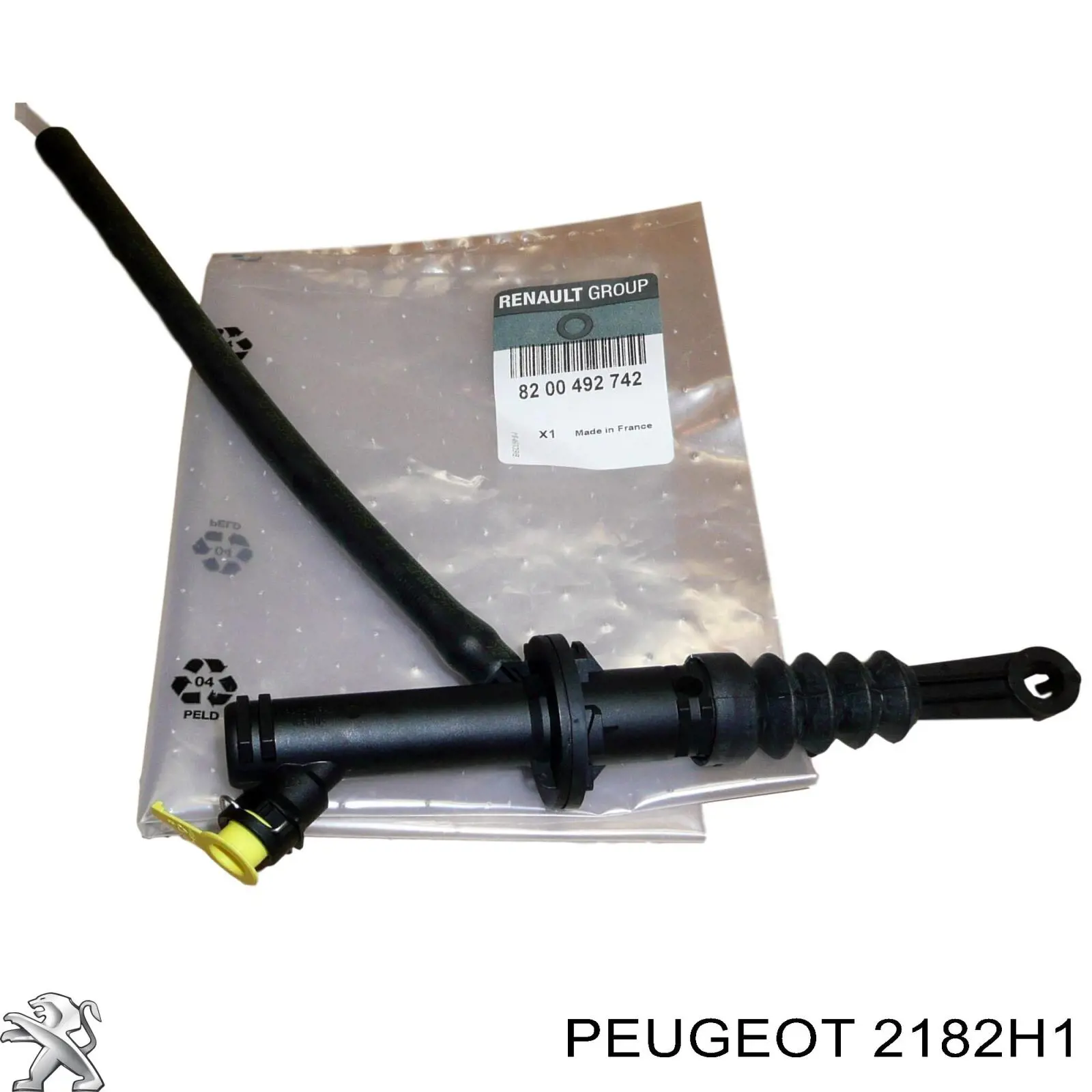 2182H1 PEUGEOT/CITROEN Cilindro maestro de embrague
