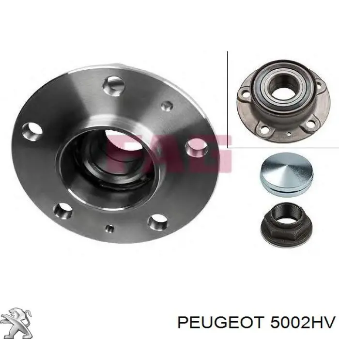 5002HV Peugeot/Citroen muelle delantero