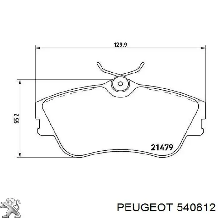 540812 PEUGEOT/CITROEN Tapa de perno de rueda