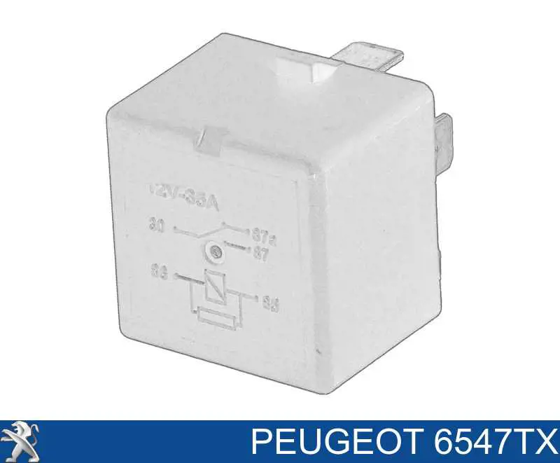 6547TX Peugeot/Citroen relé, ventilador de habitáculo