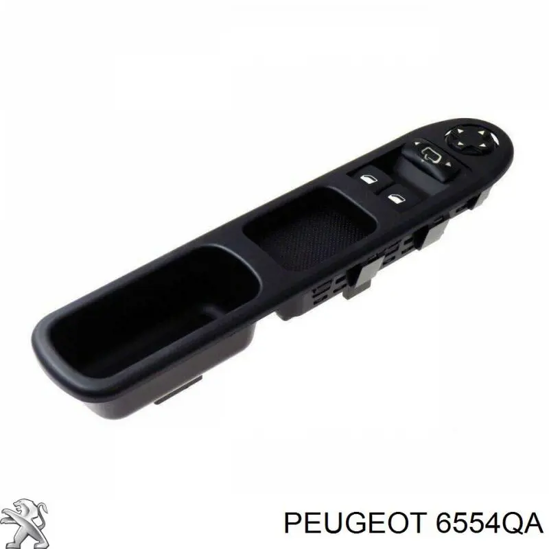 6554QA PEUGEOT/CITROEN Interruptor de elevalunas delantera izquierda