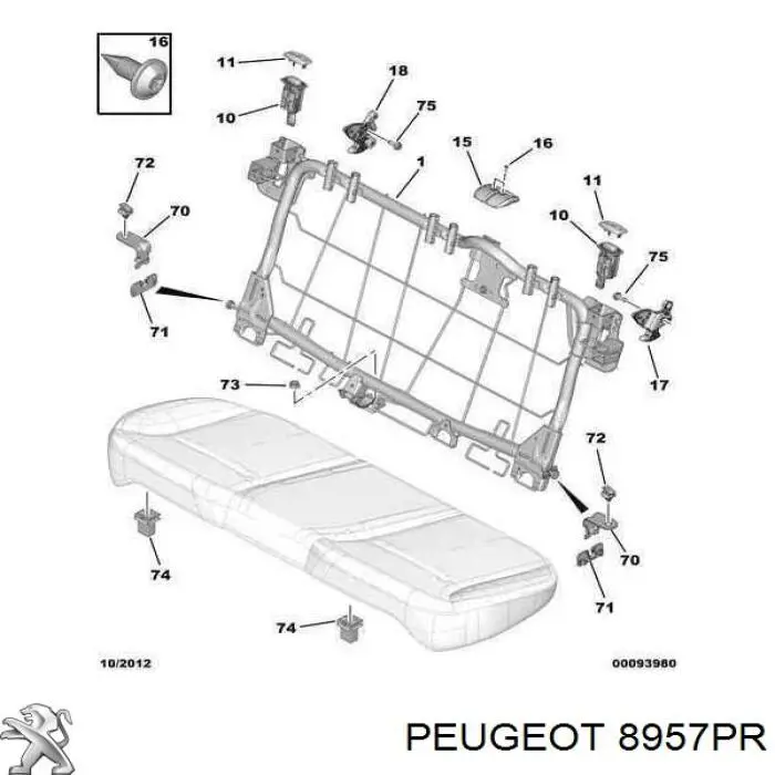 00008957PR Peugeot/Citroen mejor precio para Avtopro