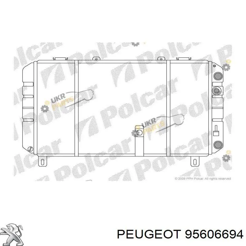 95606694 PEUGEOT/CITROEN radiador