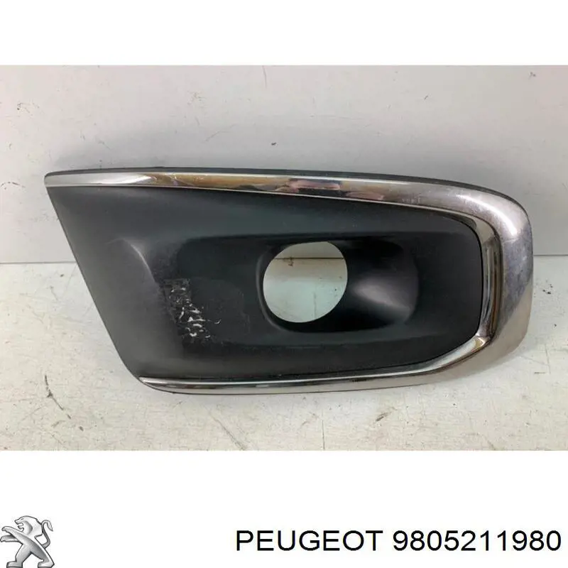 9805211980 PEUGEOT/CITROEN Rejilla de antinieblas delantera derecha