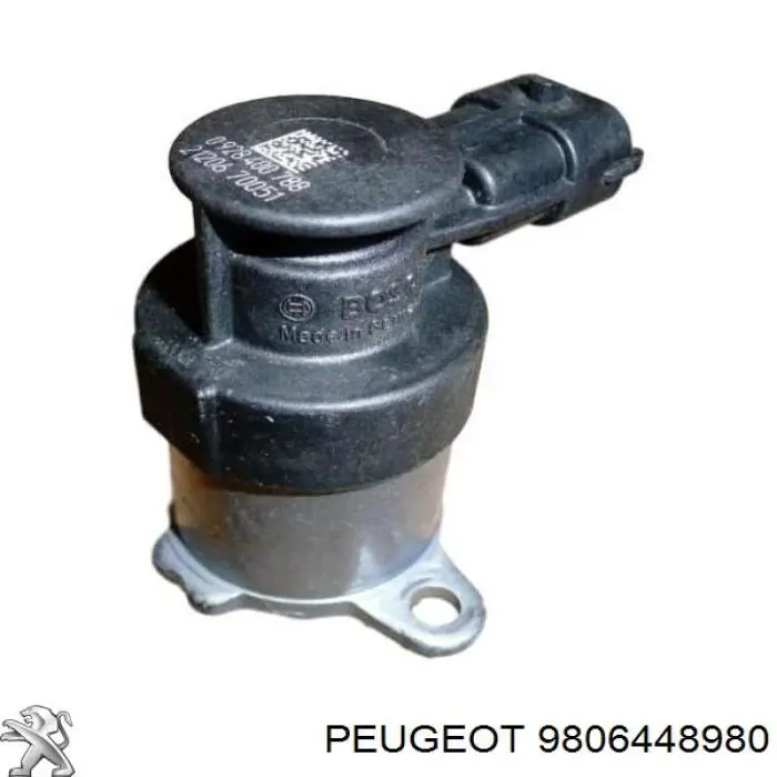9806448980 PEUGEOT/CITROEN Válvula reguladora de presión Common-Rail-System