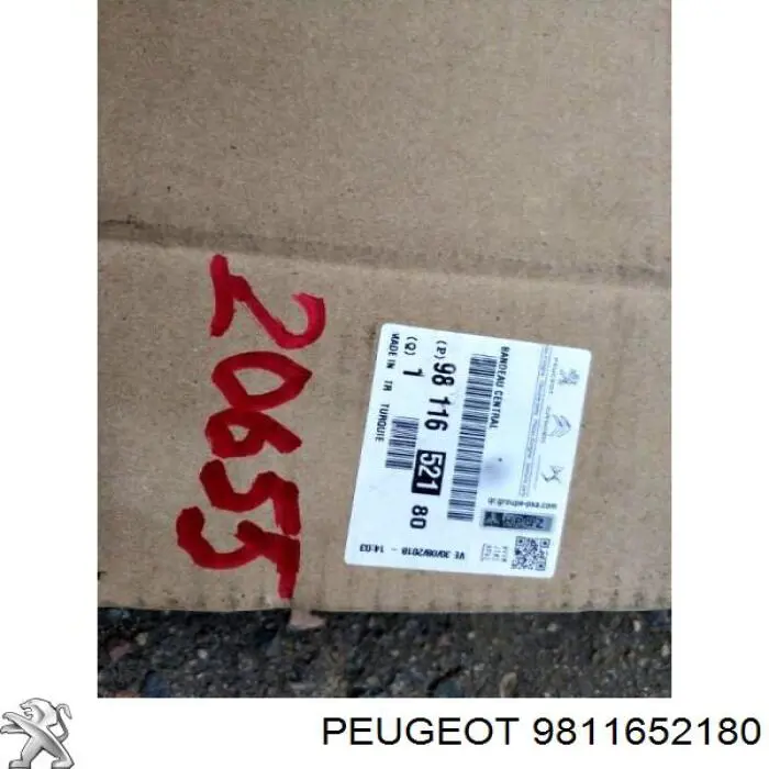 Moldura de parachoques trasero central de coche comprar online a un ...