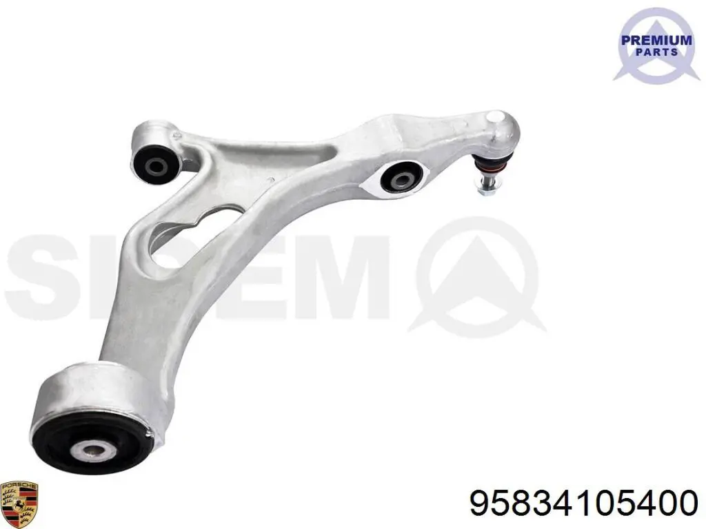 95834105400 PORSCHE Barra oscilante, suspensión de ruedas delantera ...