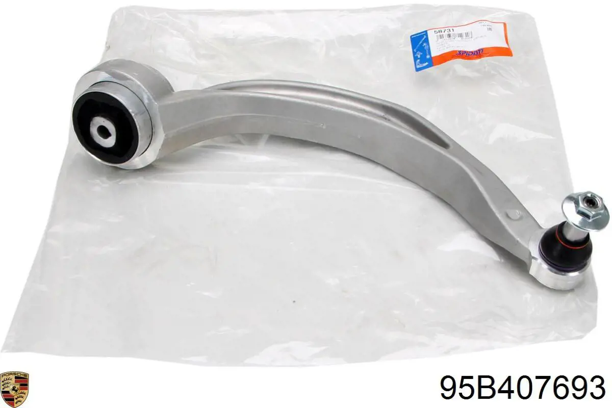 95B407693 Porsche barra oscilante, suspensión de ruedas delantera ...