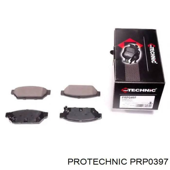 PRP0397 Protechnic pastillas de freno delanteras