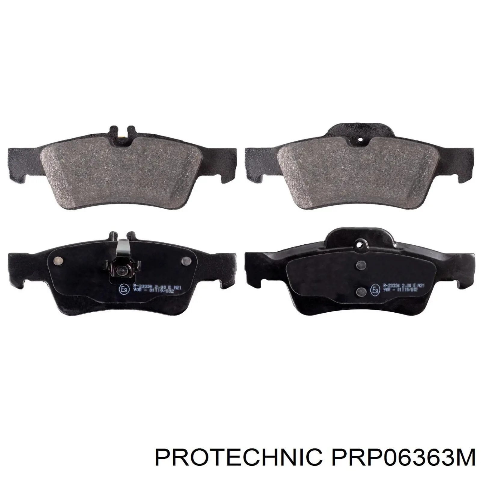 PRP06363M PROTECHNIC pastillas de freno traseras