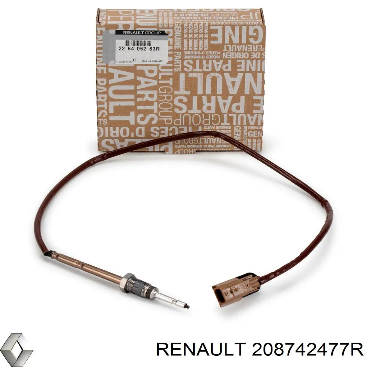 208742477R RENAULT (RVI) Manguera Tuberia De Radiador (gases de escape)