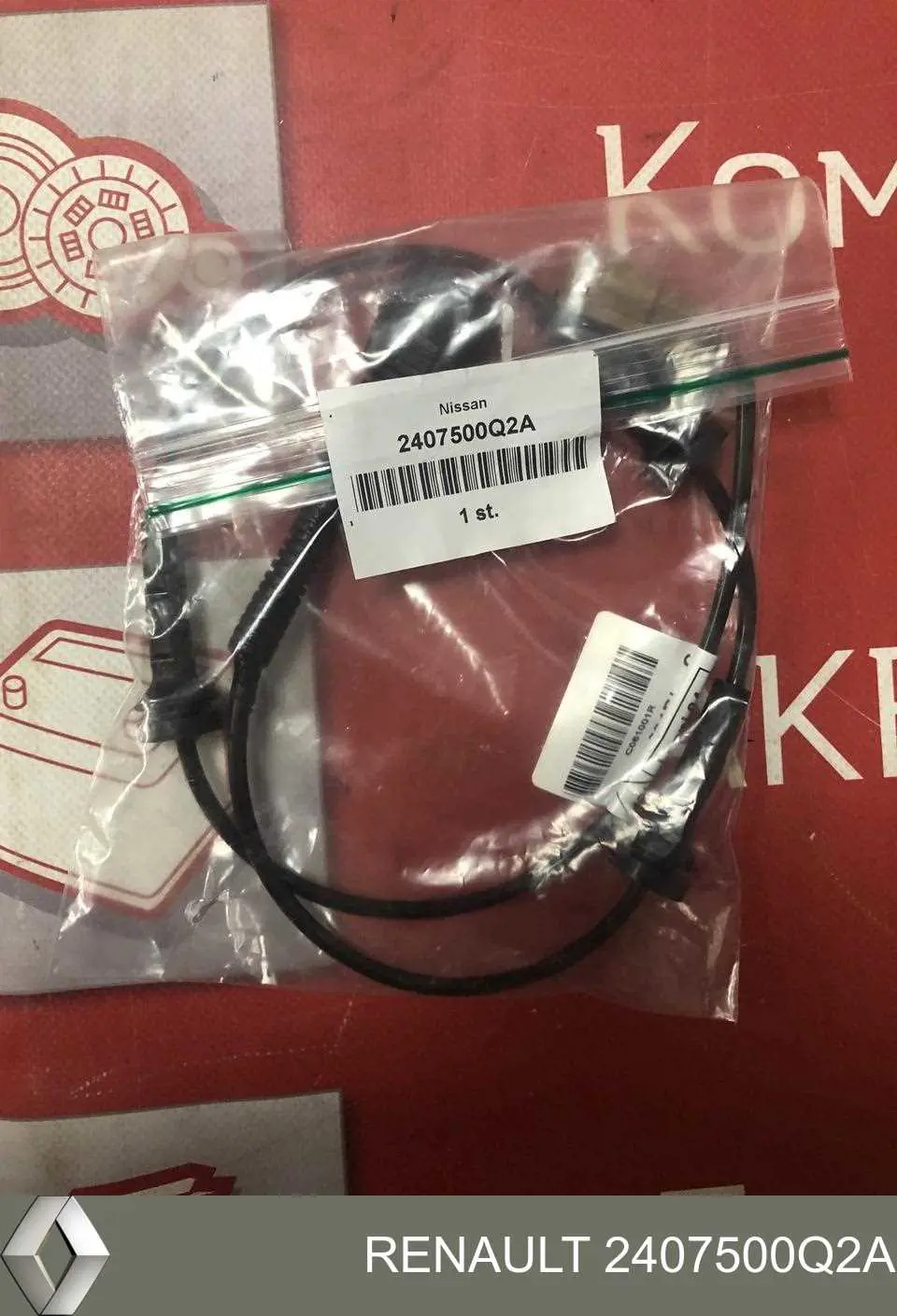 410680001R Renault (RVI) sensor indicadores de desgaste de freno, delantero