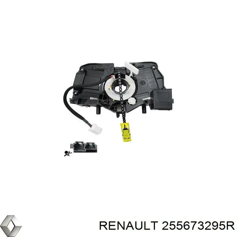 255673295R Renault (RVI) anillo airbag del volante
