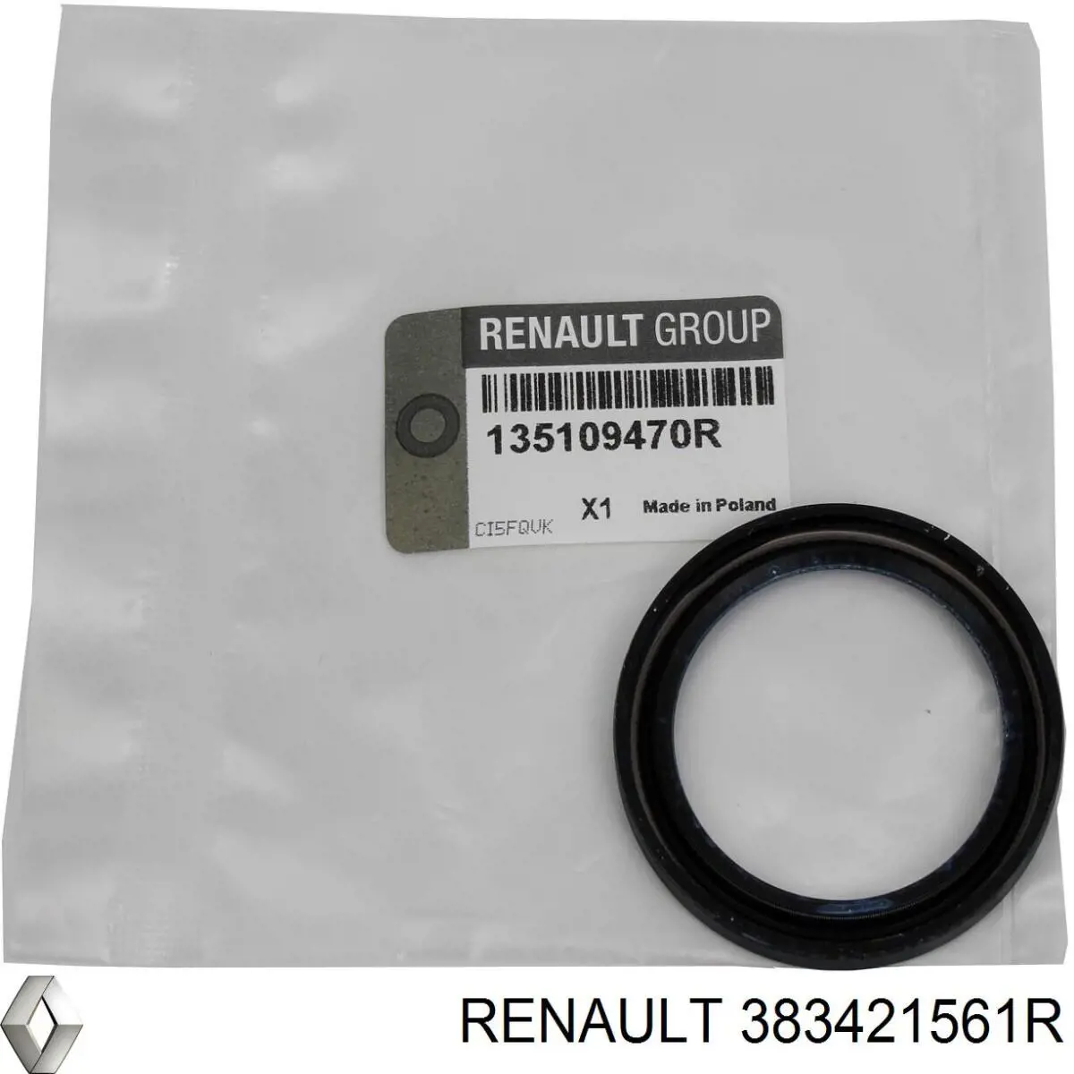 383421561R RENAULT (RVI) Anillo retén de semieje, eje delantero, izquierdo