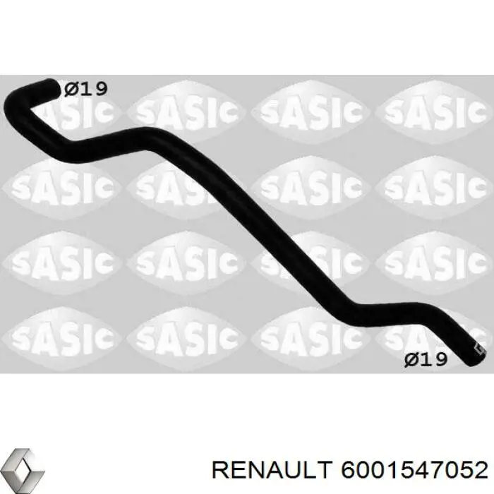 Tubería de radiador, retorno para Dacia Sandero 2008 año