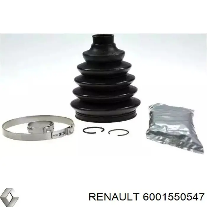6001550547 Renault (RVI) fuelle, árbol de transmisión delantero exterior