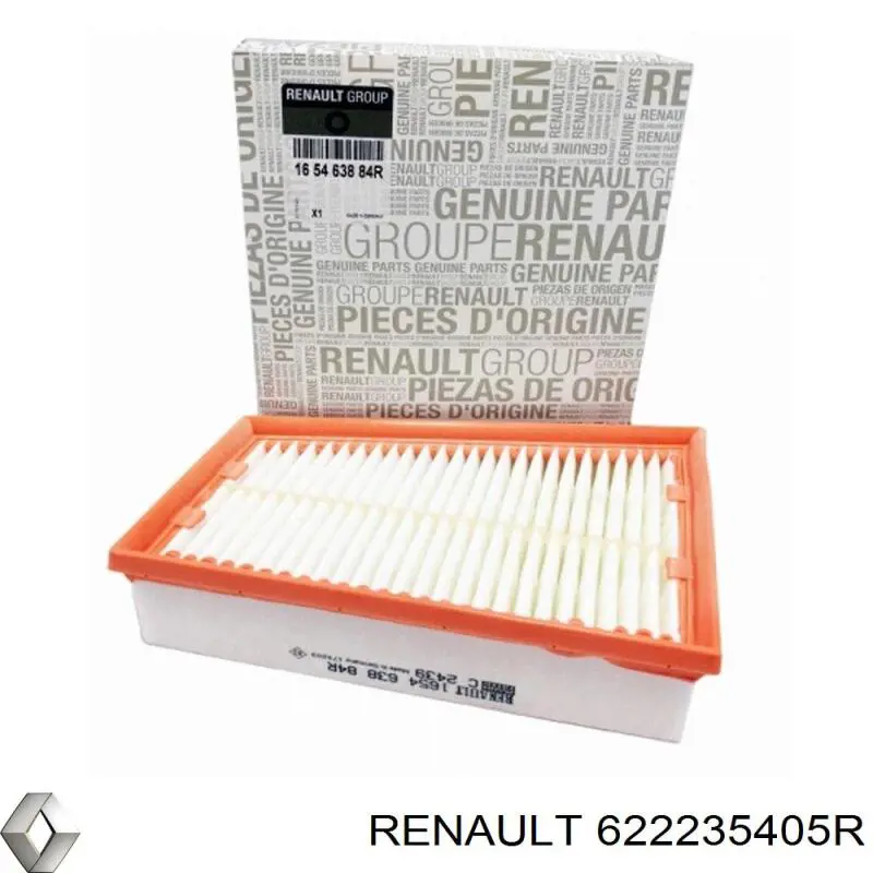 622235405R RENAULT (RVI) Soporte de parachoques delantero izquierdo