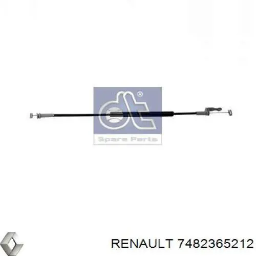7482365212 Renault (RVI) cable de accionamiento, desbloqueo de puerta ...