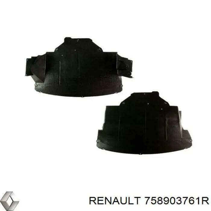 758903761R Renault (RVI) protección motor / empotramiento