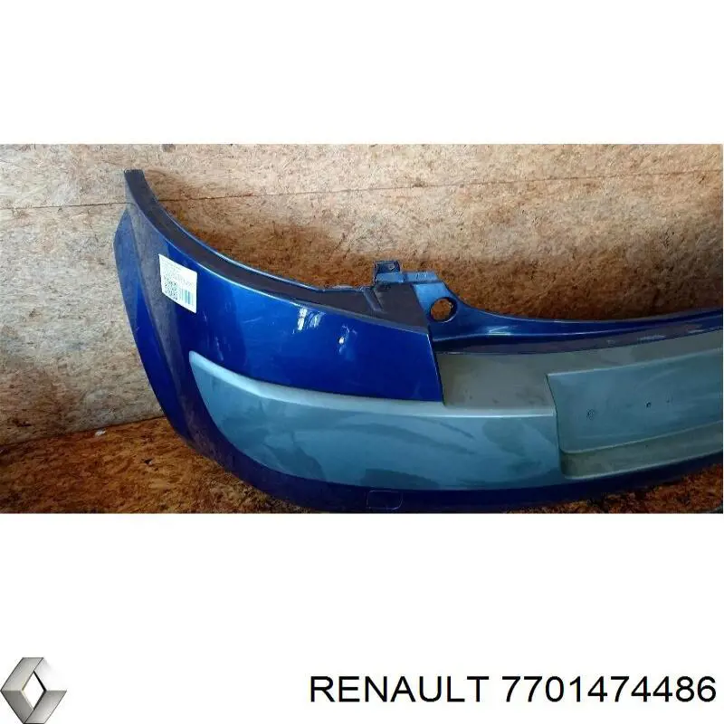 850107698R Renault (RVI) parachoques trasero