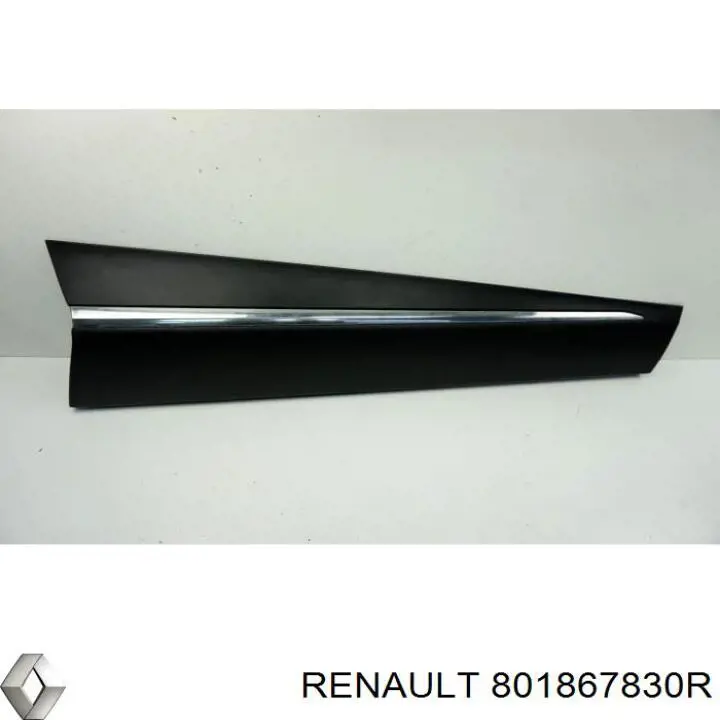 801866890R Renault (RVI) moldura de puerta delantera derecha
