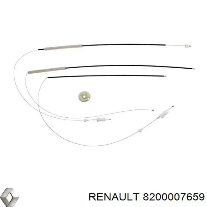 8200007659 RENAULT (RVI) Mecanismo de elevalunas delantero izquierdo