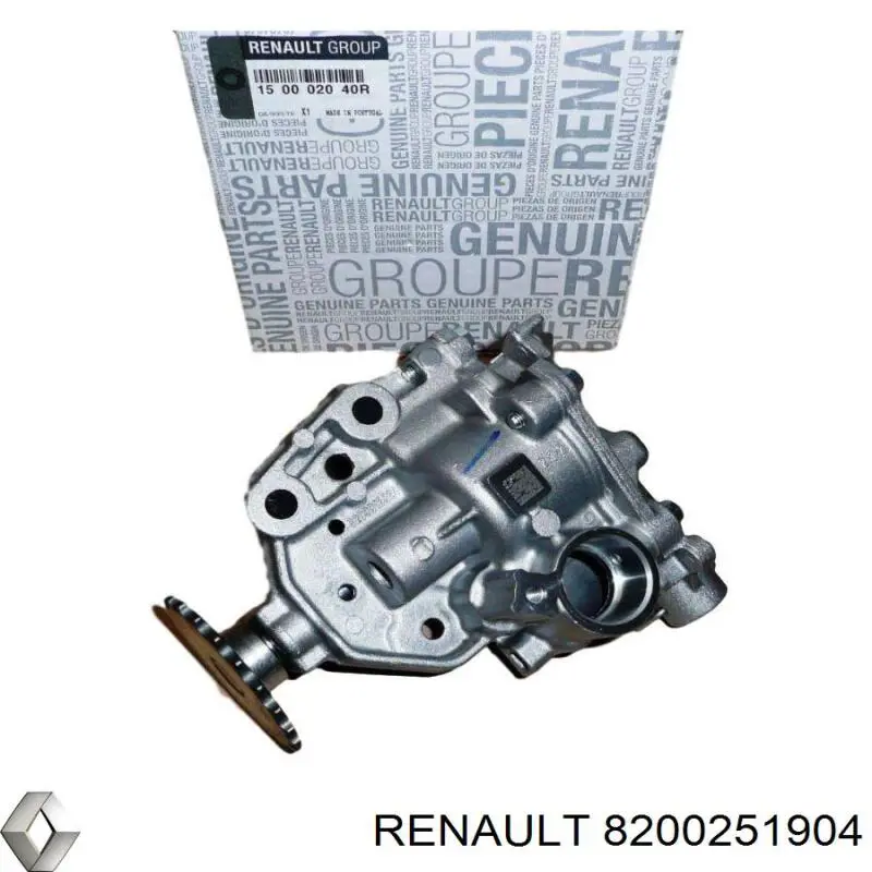 8200702748 Renault (RVI) bomba de aceite
