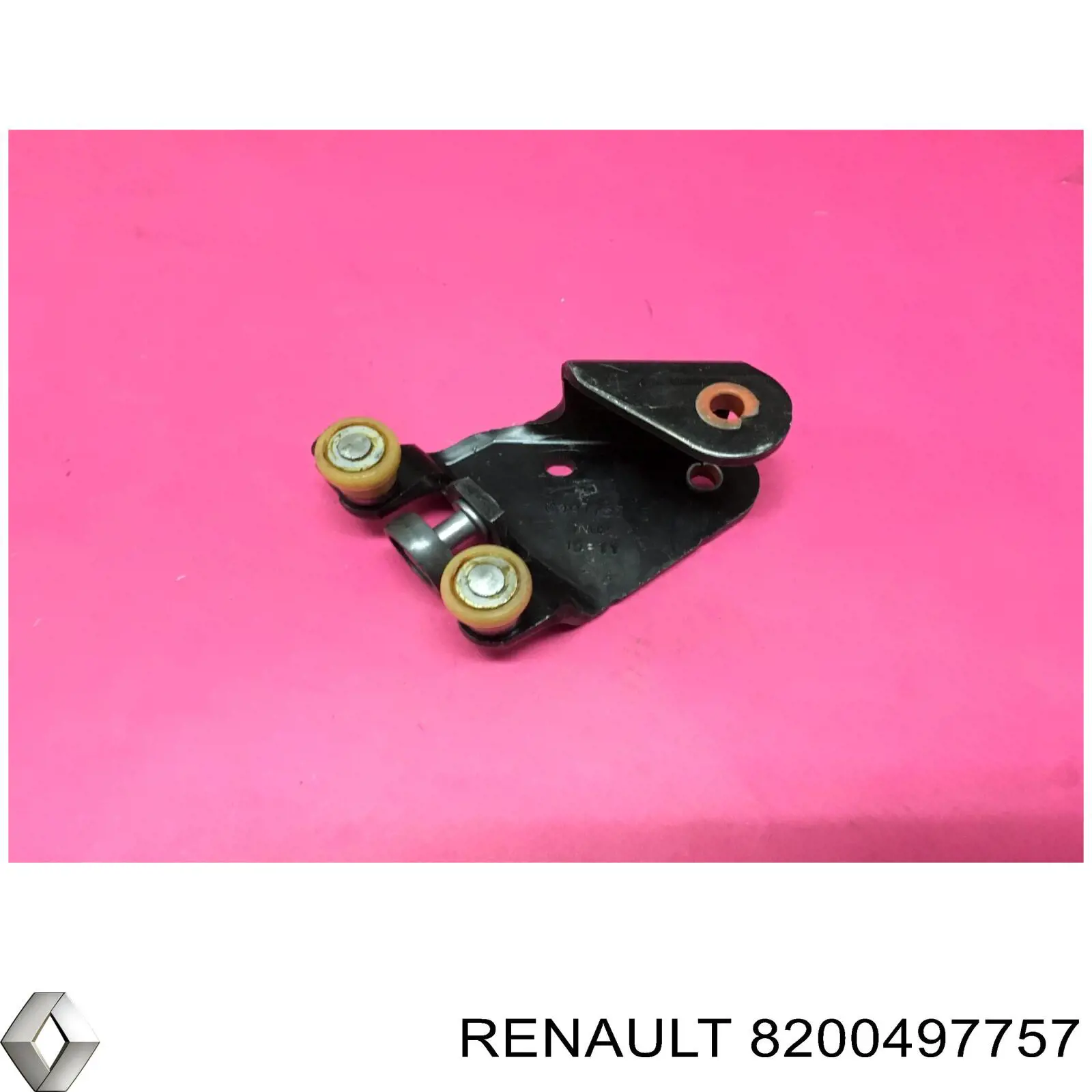 8200497757 RENAULT (RVI) Guía rodillo, puerta corrediza, derecho central
