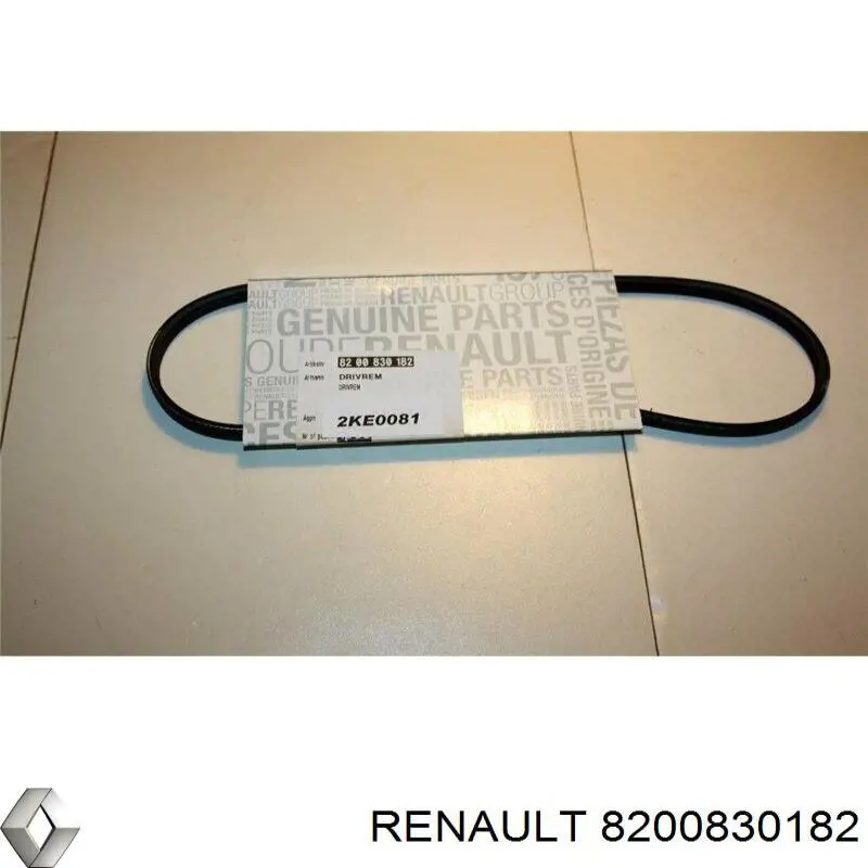 8200830182 RENAULT (RVI) Correa trapezoidal