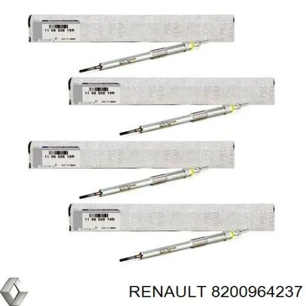 8200964237 RENAULT (RVI) tuerca, cubo de rueda delantero