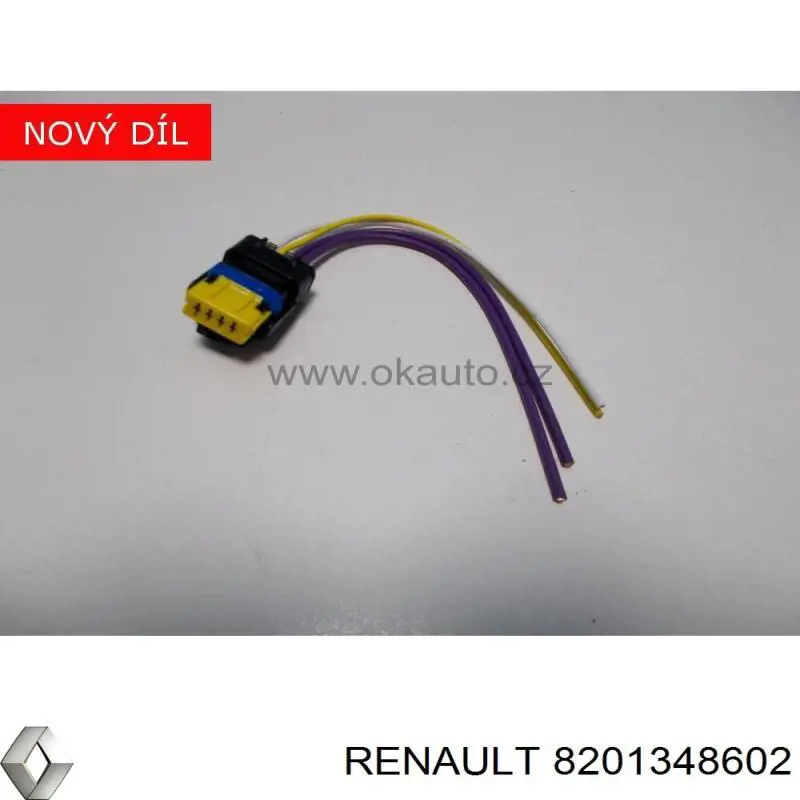8201348602 RENAULT (RVI) Conector de la bomba de gasolina