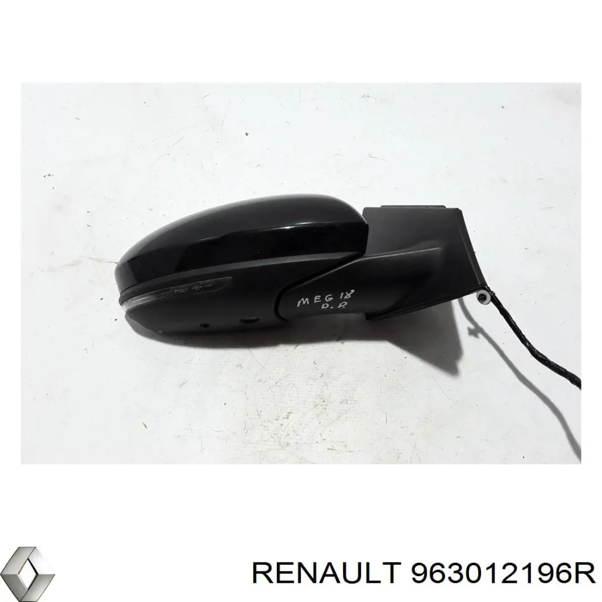 963012196R RENAULT (RVI) Cubierta, retrovisor exterior derecho