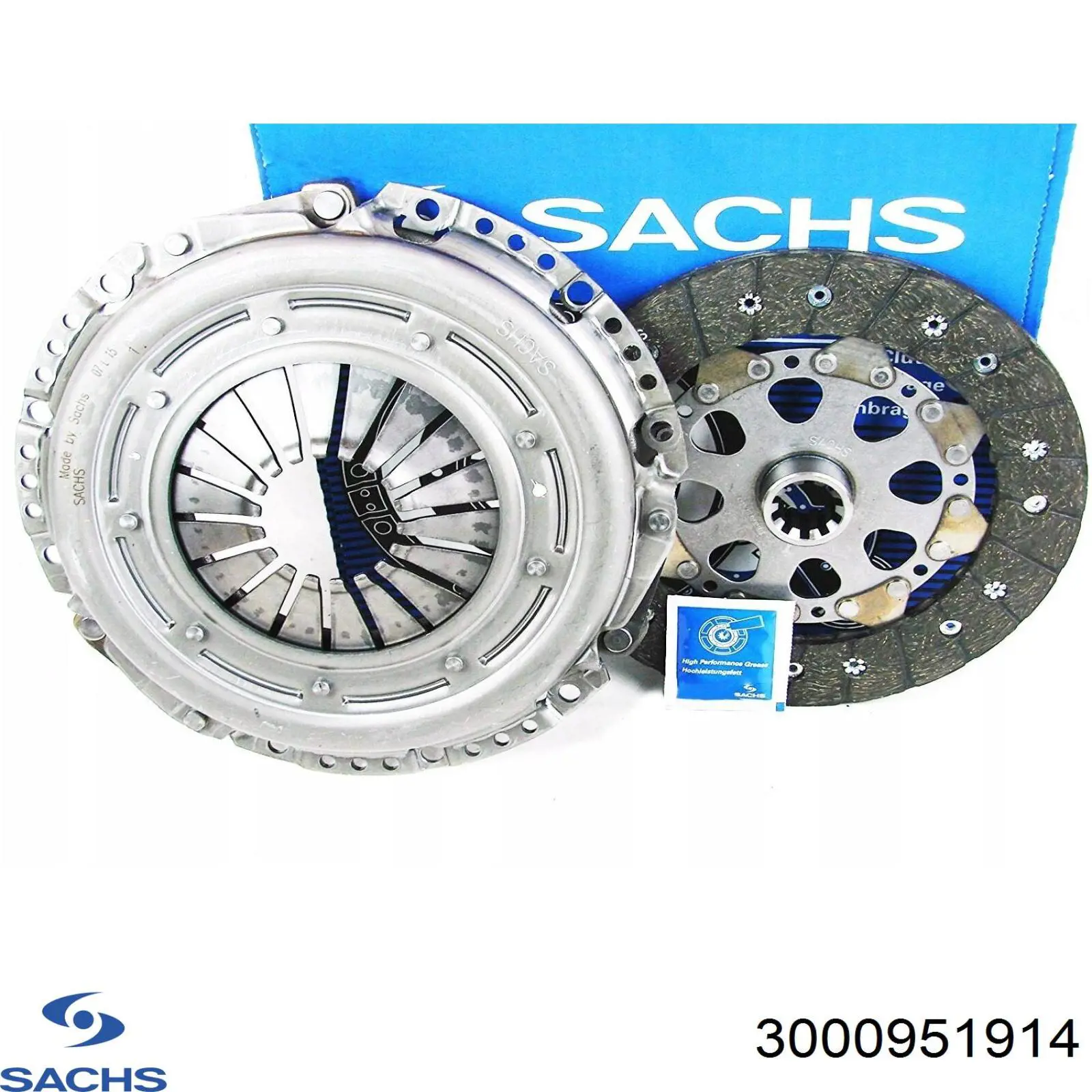 1388070 Ford kit de embrague (3 partes)